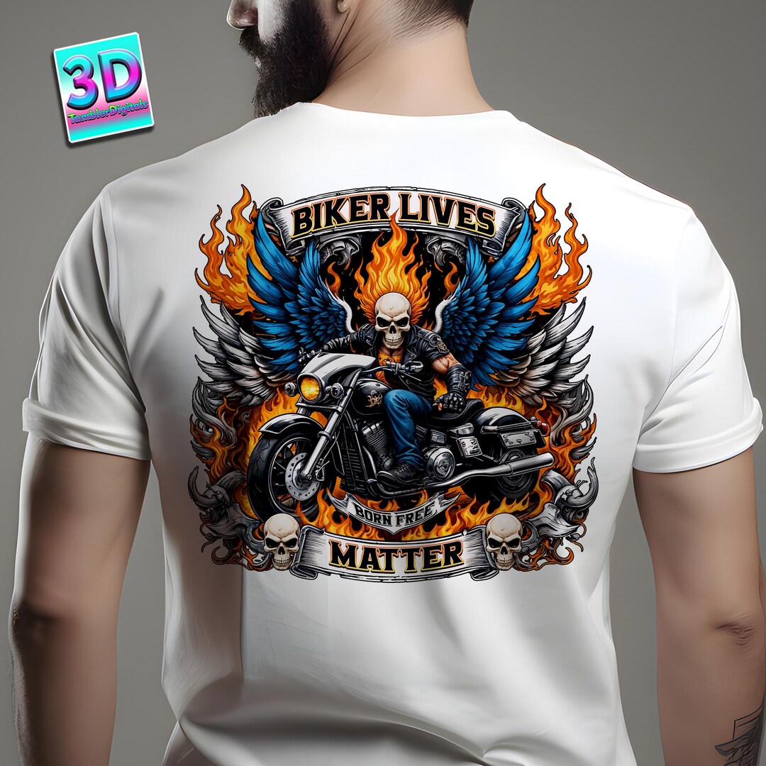 Biker Shirt Png, Biker Lives Matter Sublimation Png, Hell Rider Png ...