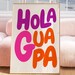 Hola Guapa Print, Hola Poster, PRINTABLE Wall Art, Pink Orange Decor ...