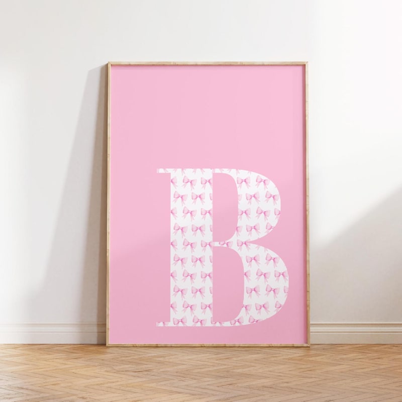 Letter Preppy Wallpaper - Etsy