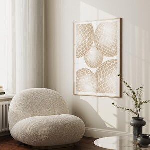 Beige Wall Art Disco Wall Art Trendy Preppy Poster College Dorm Room ...