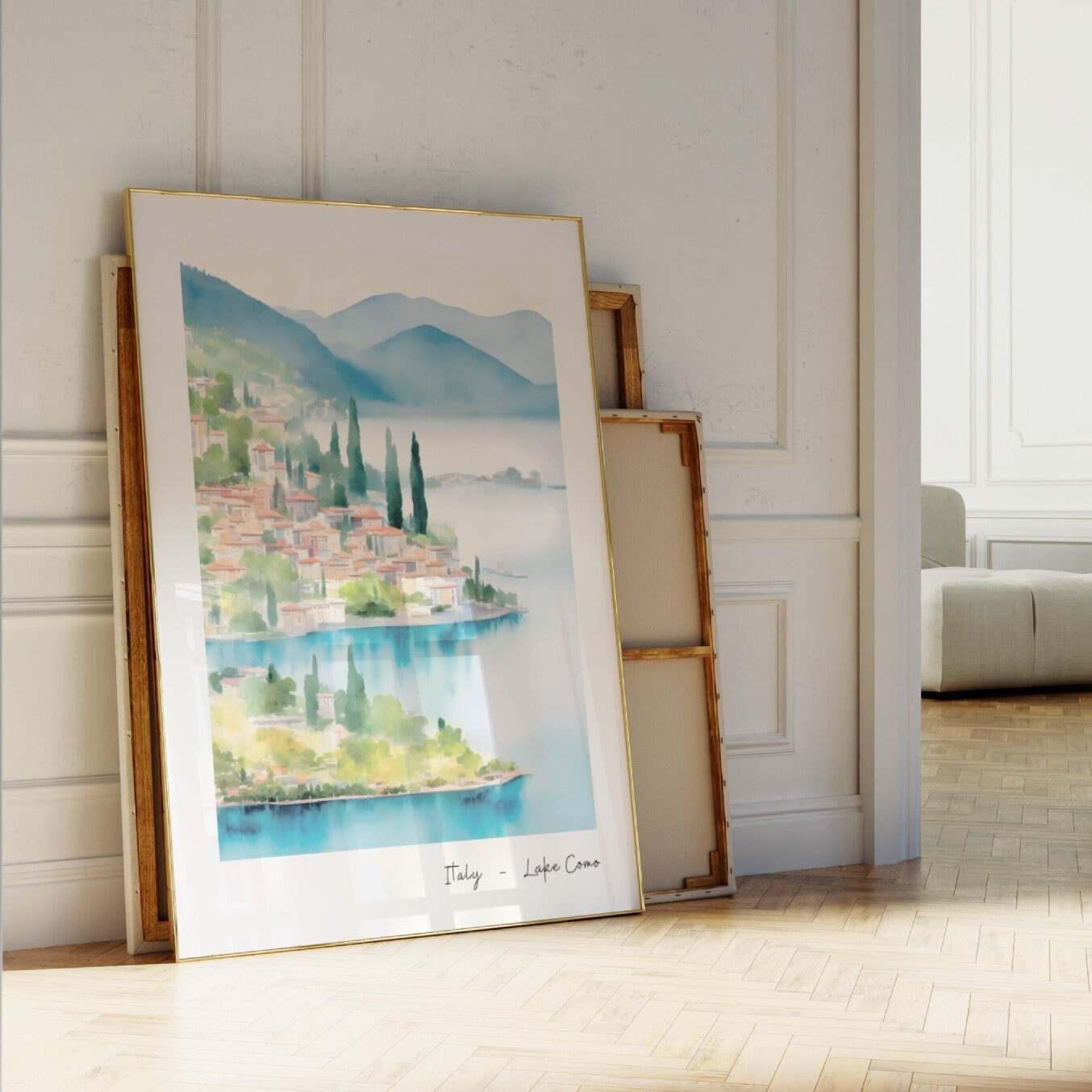 Lake Como Travel Print Italy, Lake Como Print, Lake Como Poster, Italy ...