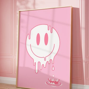 Smiley Face Set of 3 Prints, Dog Balloon Poster, Tryptic Wall Art, Good ...