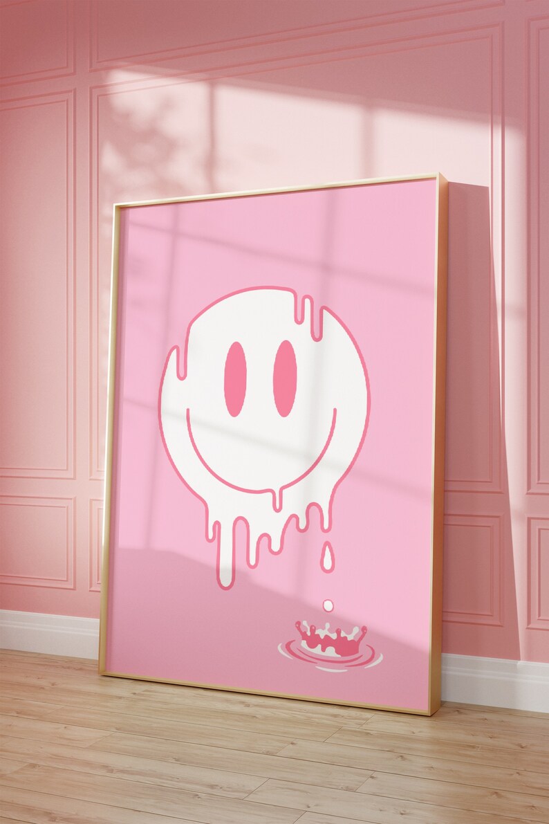 Smiley Face Set of 3 Prints Dog Balloon Poster Tryptic Wall - Etsy