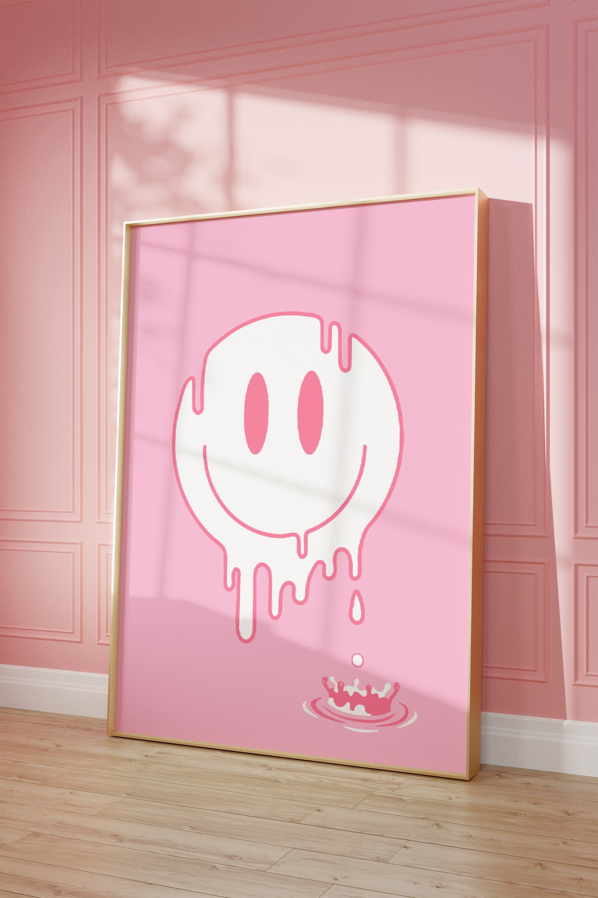 Smiley Face Set of 3 Prints Dog Balloon Poster Tryptic Wall - Etsy