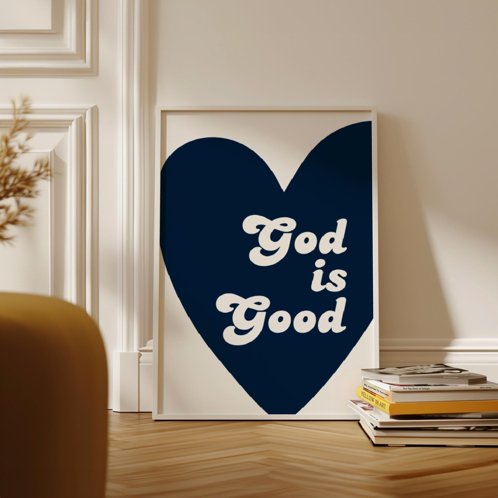 God is Good Art Print Minimalist Christian Wall Art Modern Scripture ...