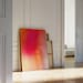 Red Aura Wall Art, Red Orange Blur Gradient Print, Spiritual Poster ...