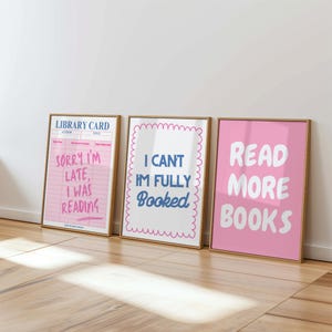 Book Club Print, Book Lovers Gift Print, Trendy Reading Corner Poster ...