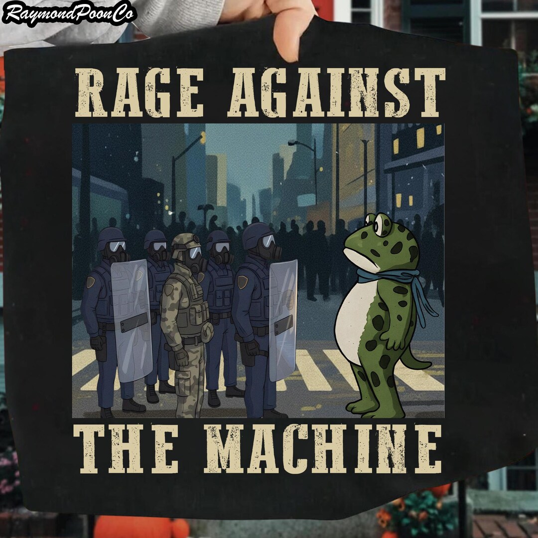 Portland Frog Protest Png, Rage Against the Machine, Portland Frog ...