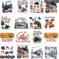 Polar Express Christmas PNG, Funny Holiday North Pole Magic Clipart ...