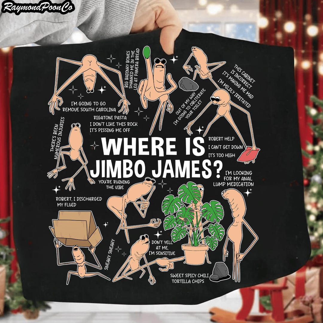 Where is Jimbo James Marcus the Worm PNG, Funny Vrchat Meme Sublimation ...