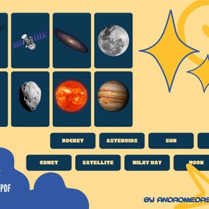 ASTRONOMY FLASHCARDS • 20 High Resolution Cards • PDF Printable Cards ...
