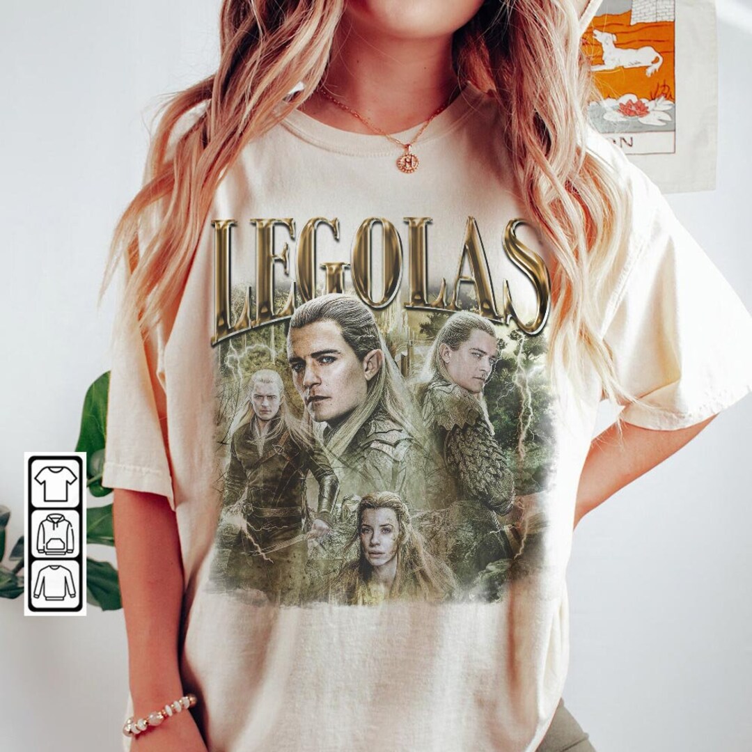 Legolas the Lord of the Rings Retro 90s Shirt Bootleg Movie - Etsy
