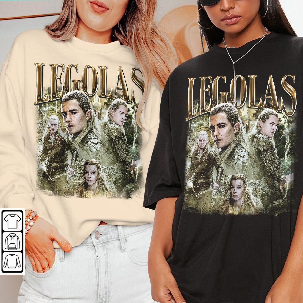 Legolas the Lord of the Rings Retro 90s Shirt Bootleg Movie - Etsy