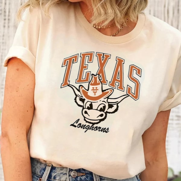 Longhorn Football T Shirt - Etsy