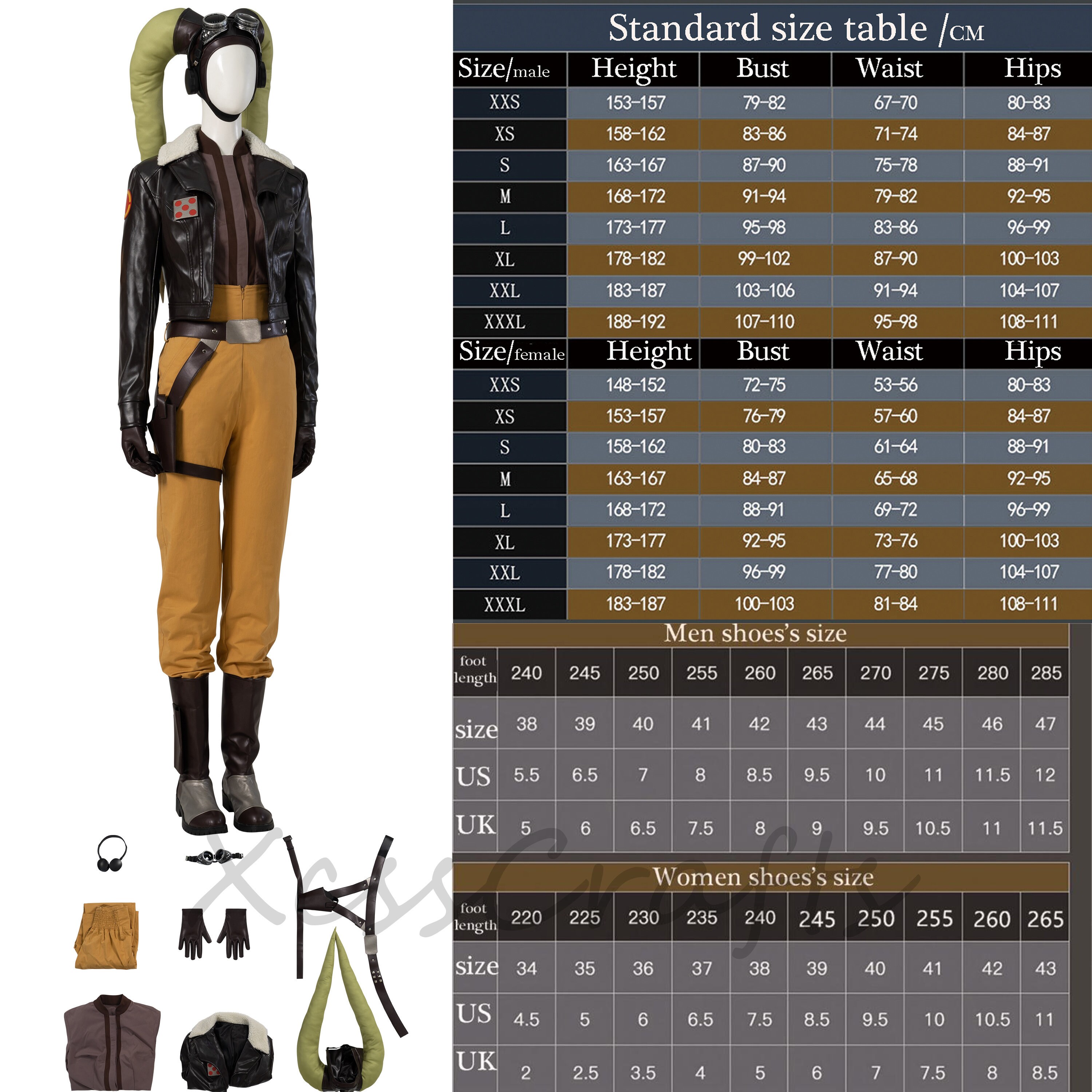 Star Wars Ahsoka Hera Syndulla Cosplay Whole Set With Hat Hera - Etsy