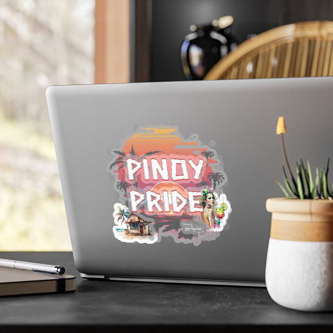 STICKER Pinoy Pride Philippines Pinay Filipino Kiss-cut Vinyl Decals - Etsy
