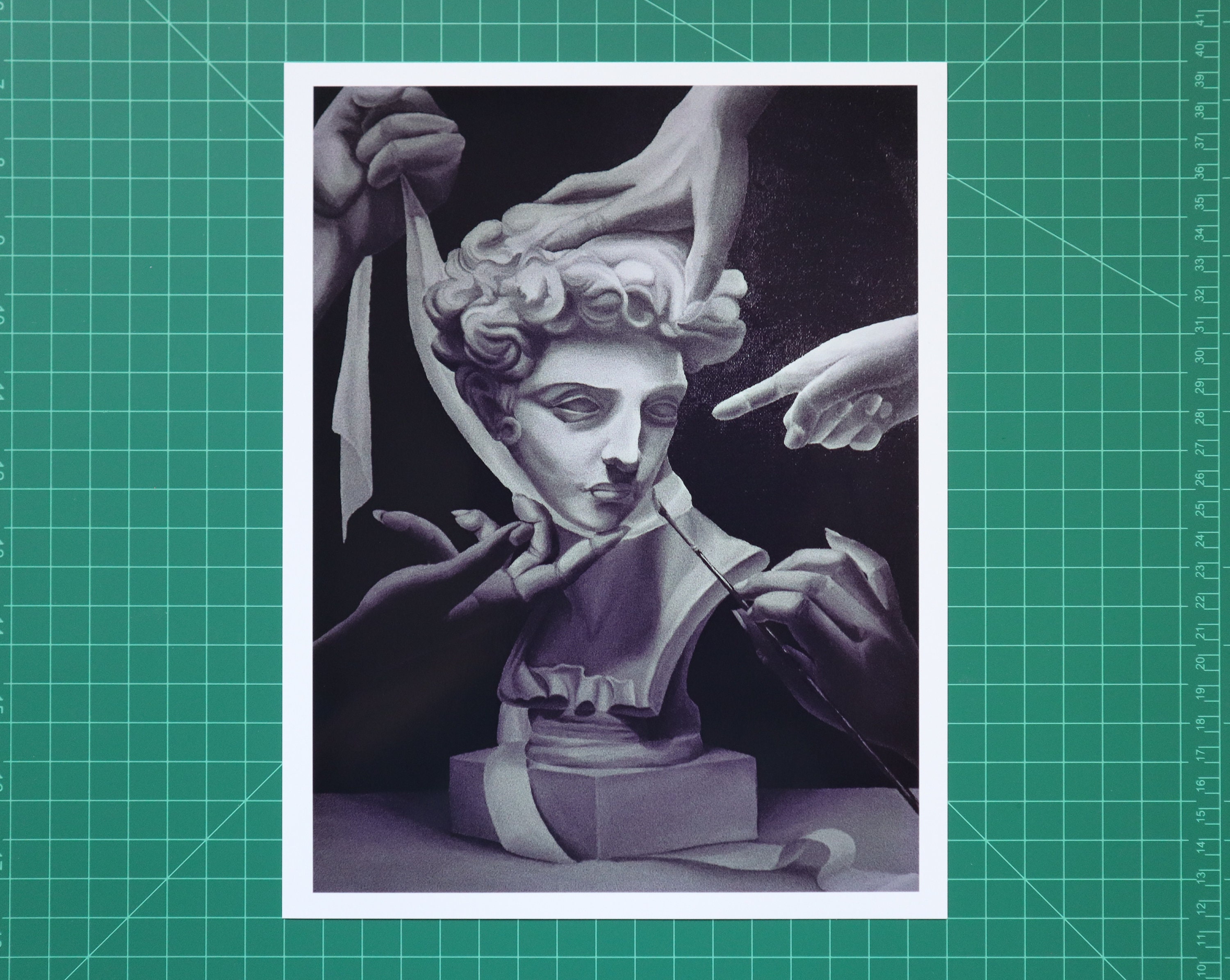 Art Print I Social Norms - Oil Painting by Charles Doan - Etsy