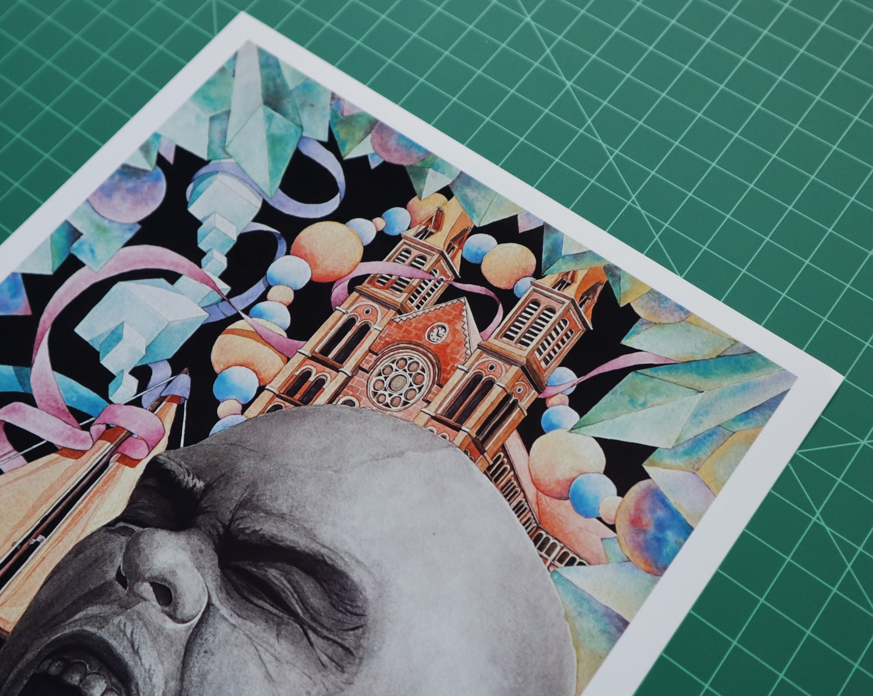 Art Print I Internal Struggles - Watercolor by Charles Doan - Etsy