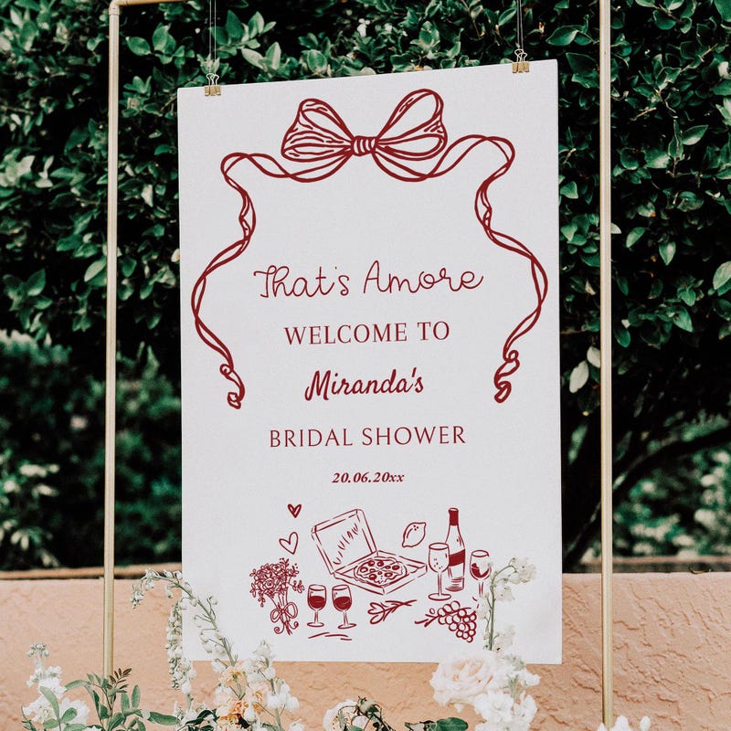 Thats Amore Bridal Shower - Etsy