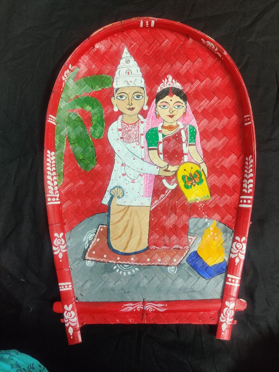 Bengali's Painting Kulo Art for Wedding Hand-painted - Etsy