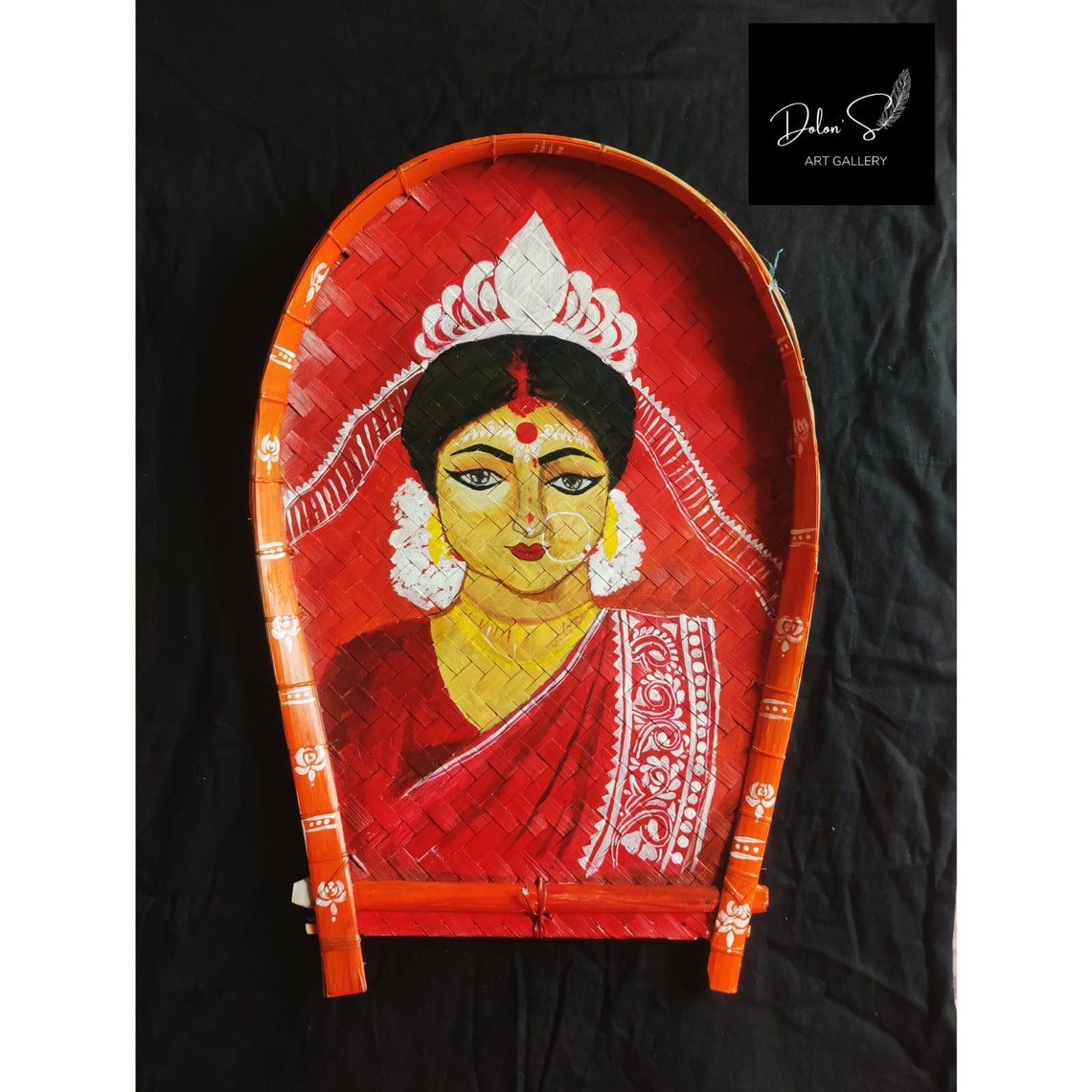 Hand Painted Bridal Kulo Art Wall Hangings Bambo Art - Etsy