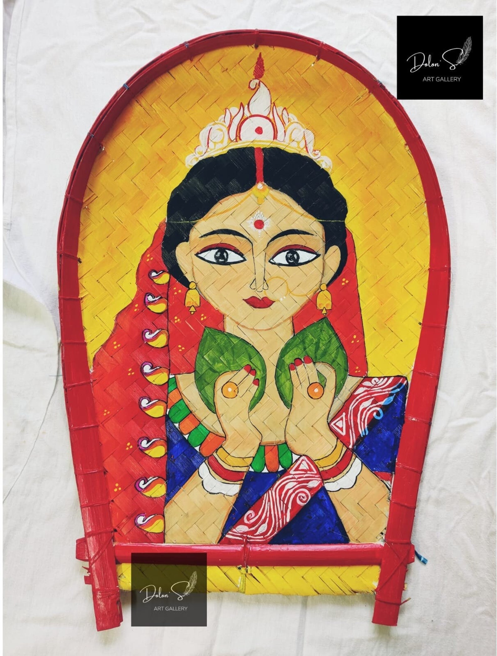 Bengali Wedding Bou Kulo | Wall Kulo Art | Hand-painted Bou Kulo | Wall ...
