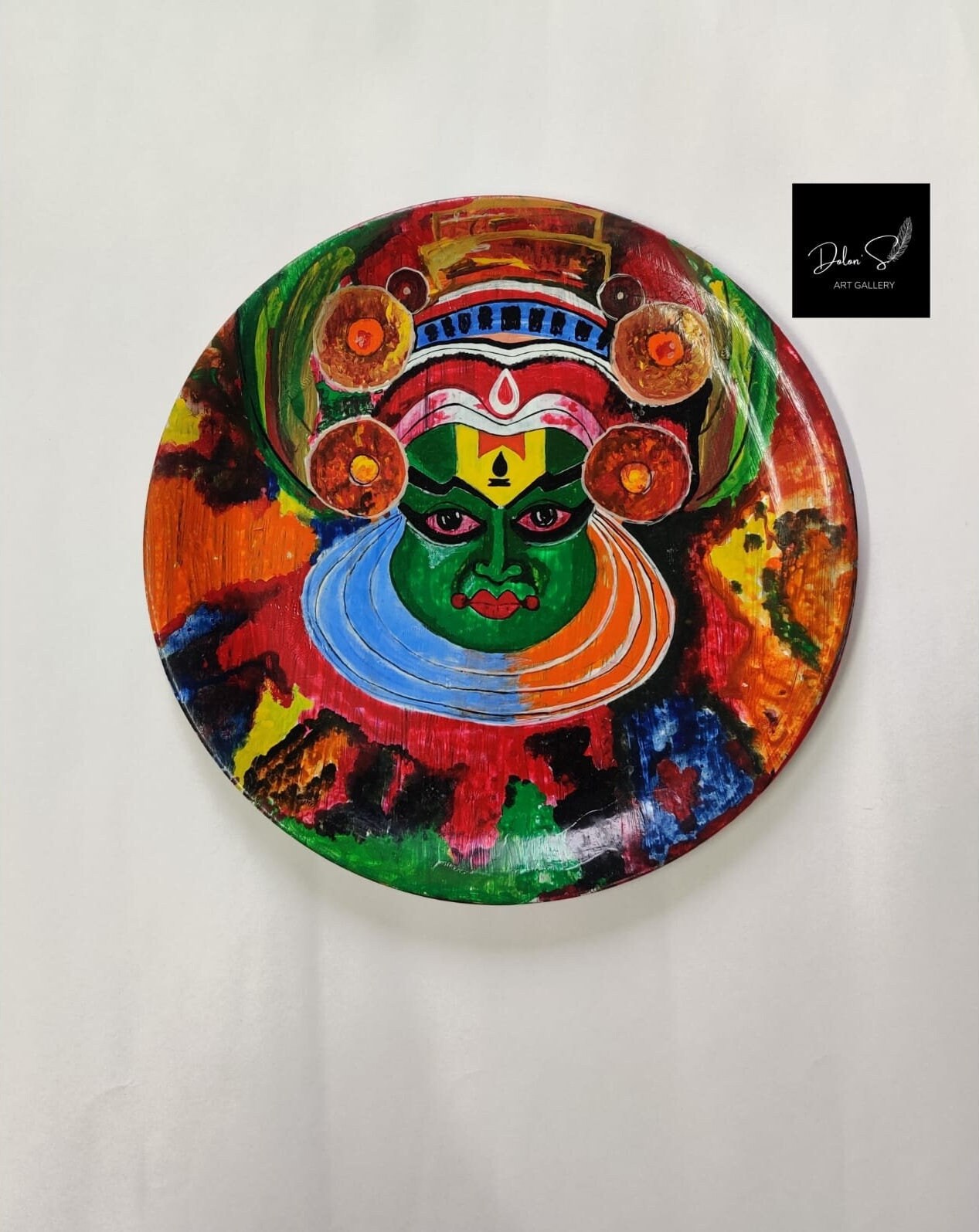 Kerala Famous Kathakali Painting | Mural Painting | Kathakali Painting ...