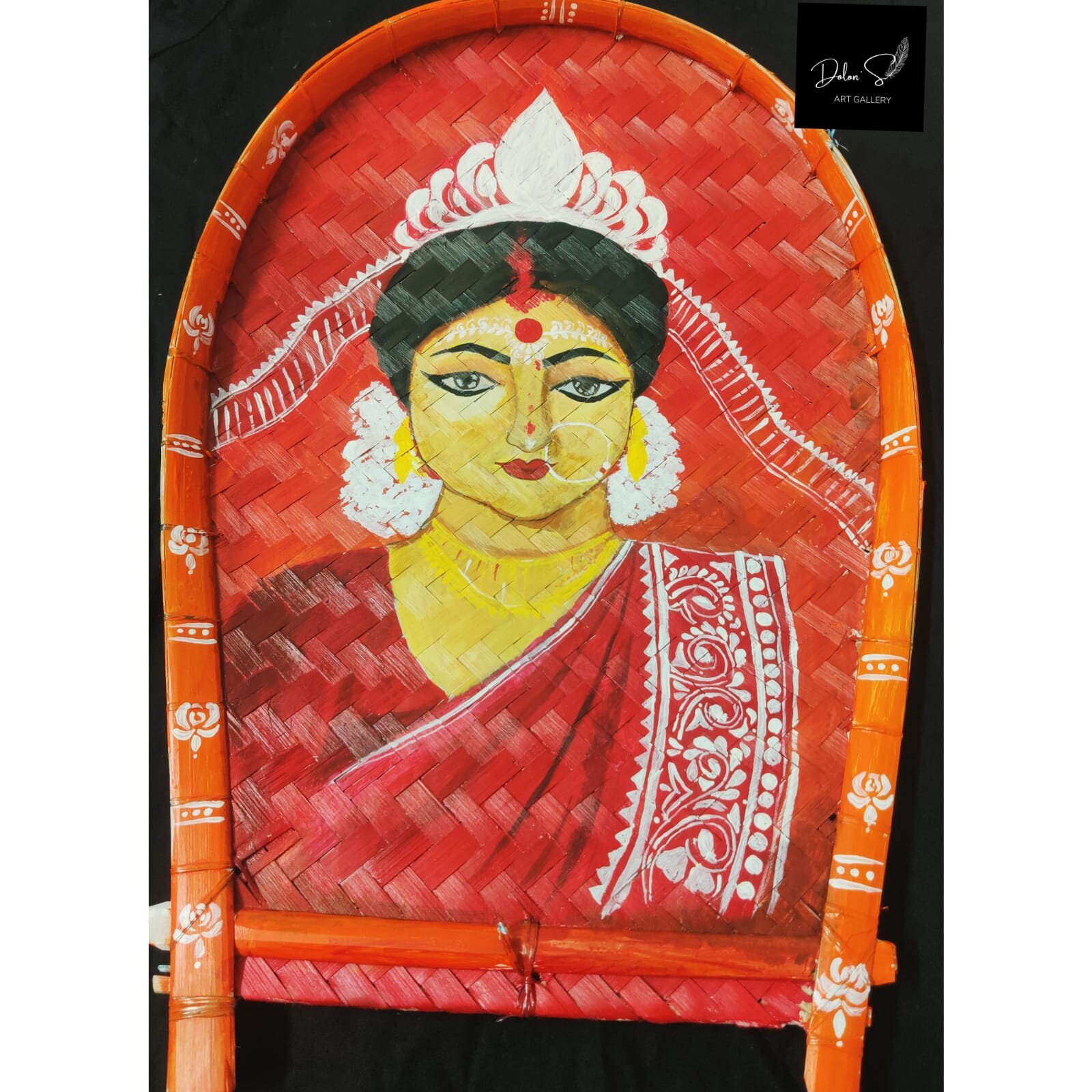 Hand Painted Bridal Kulo Art Wall Hangings Bambo Art - Etsy