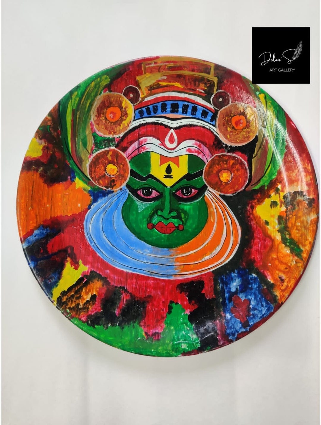 Kerala Famous Kathakali Painting | Mural Painting | Kathakali Painting ...