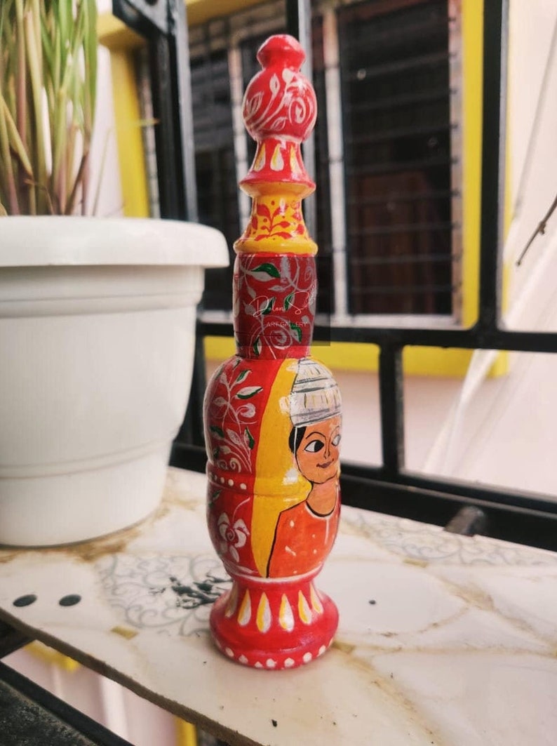 Handpainted Bor and Bou Gachkouto Wooden Gachkouto Wedding Gachkouto ...