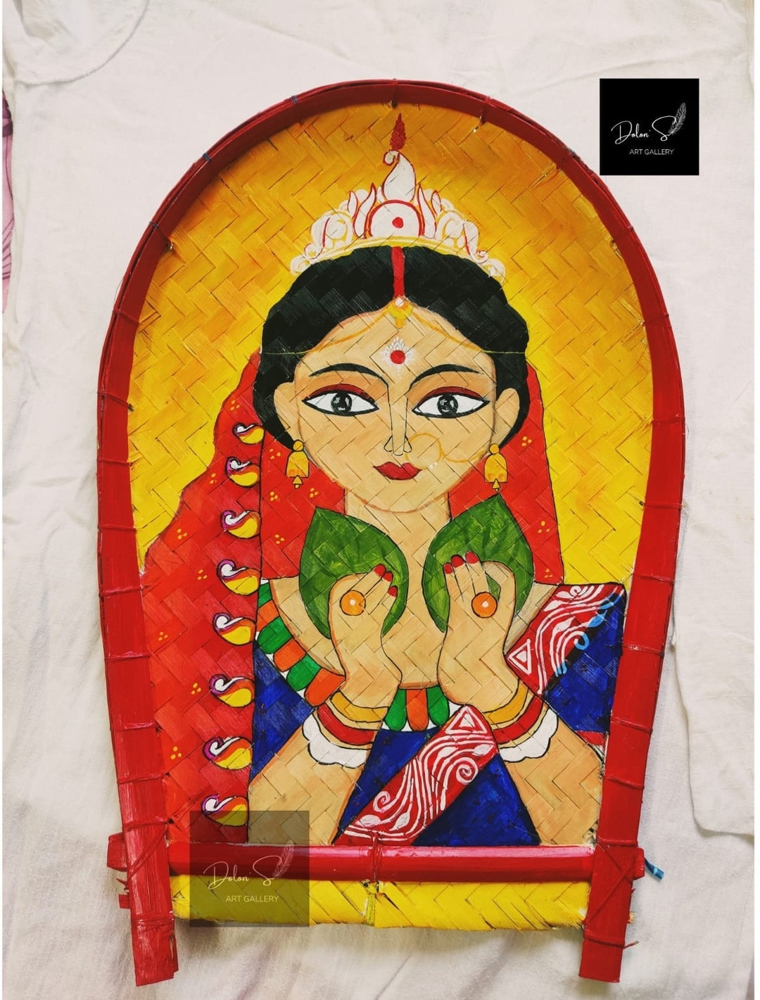 Buy Bengali Wedding Bou Kulo Wall Kulo Art Hand-painted Bou Kulo Wall ...