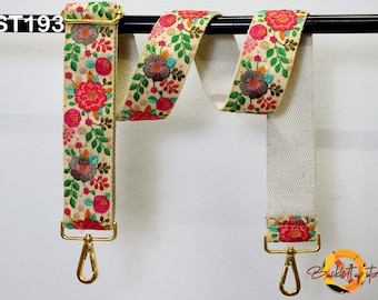 Embroidered Purse Strap Crossbody Strap for Purses Boho Bage Strap ...