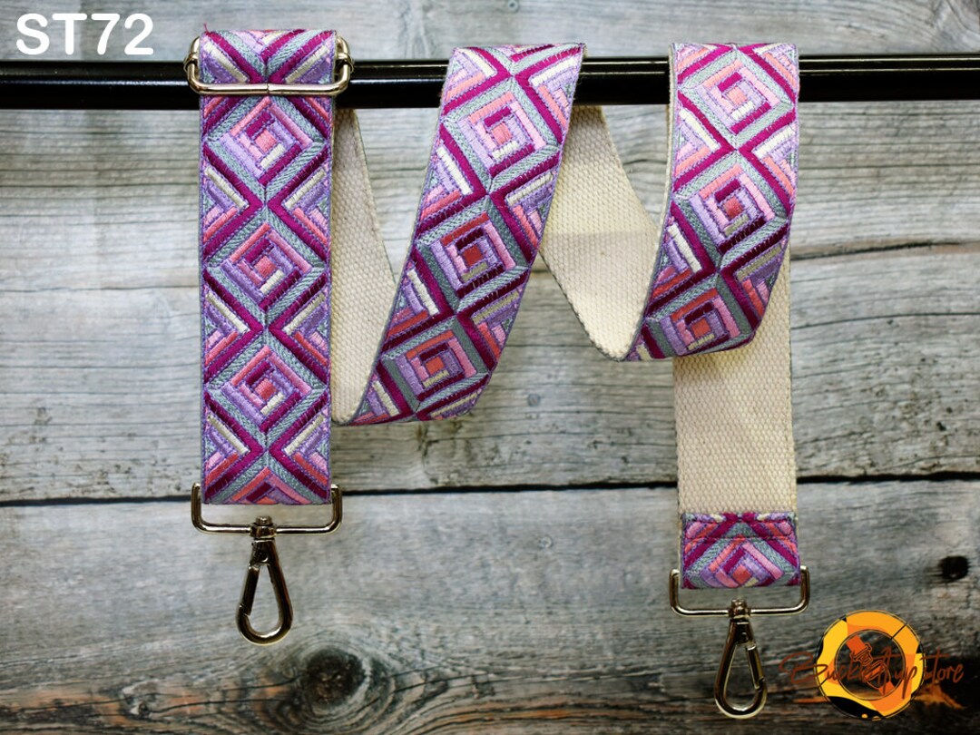 Embroidered Purse Strap Crossbody Strap for Purses Boho Bags Strap ...