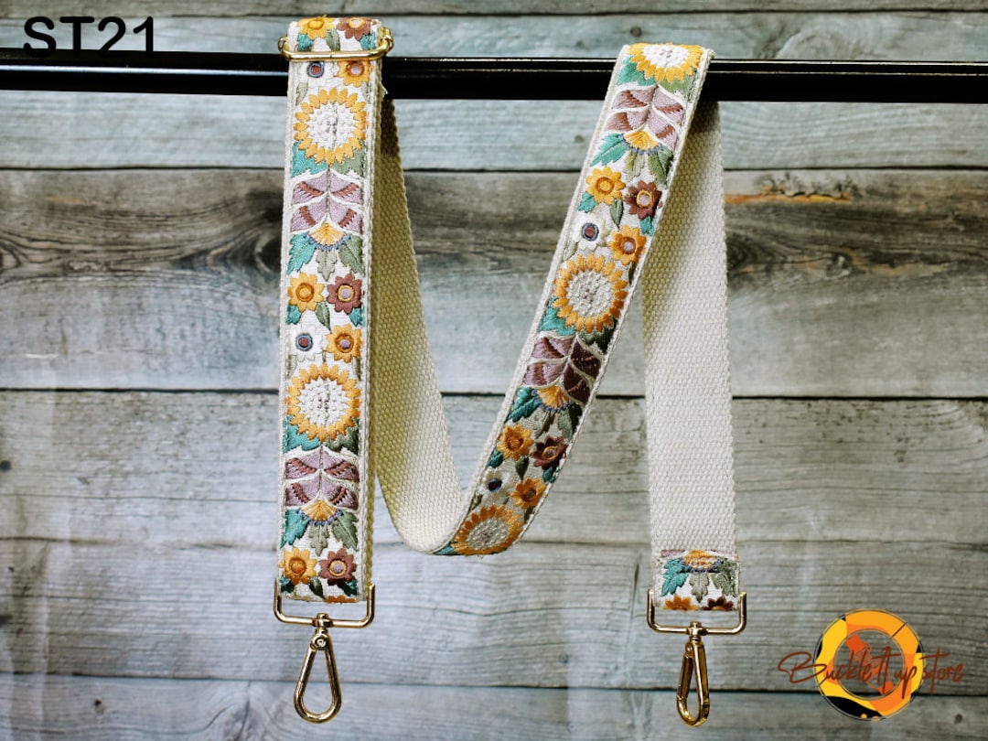 Embroidered Purse Strap Crossbody Strap for Purses Boho Bags Strap ...