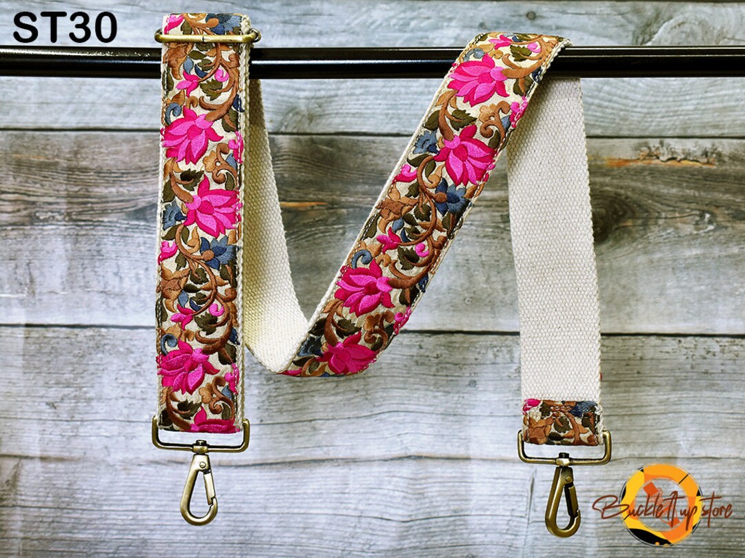 Embroidered Purse Strap Crossbody Strap for Purses Boho Bags Strap ...