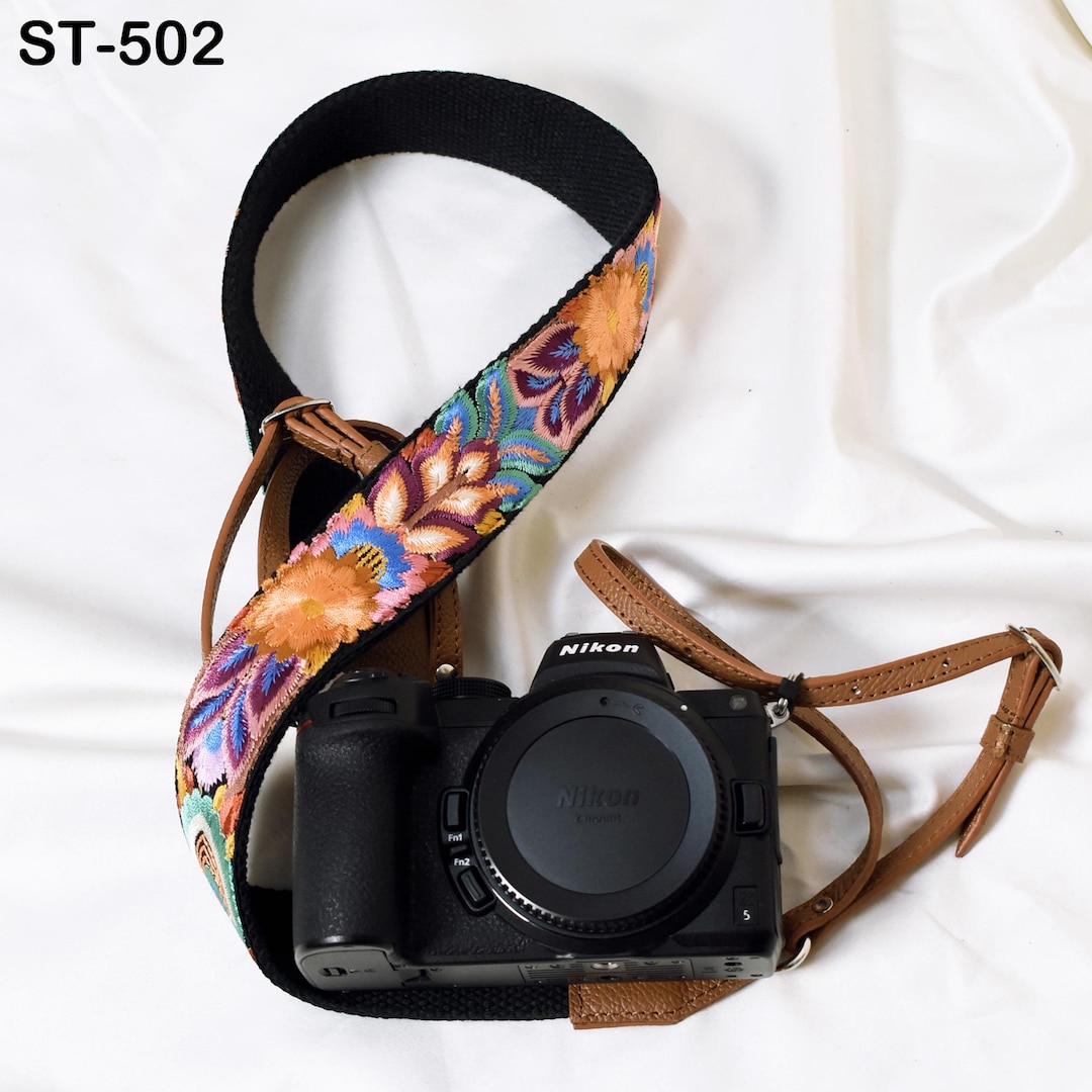 Camera Neck Shoulder Strap Sling Strap Photographer Leather Strap Brown ...