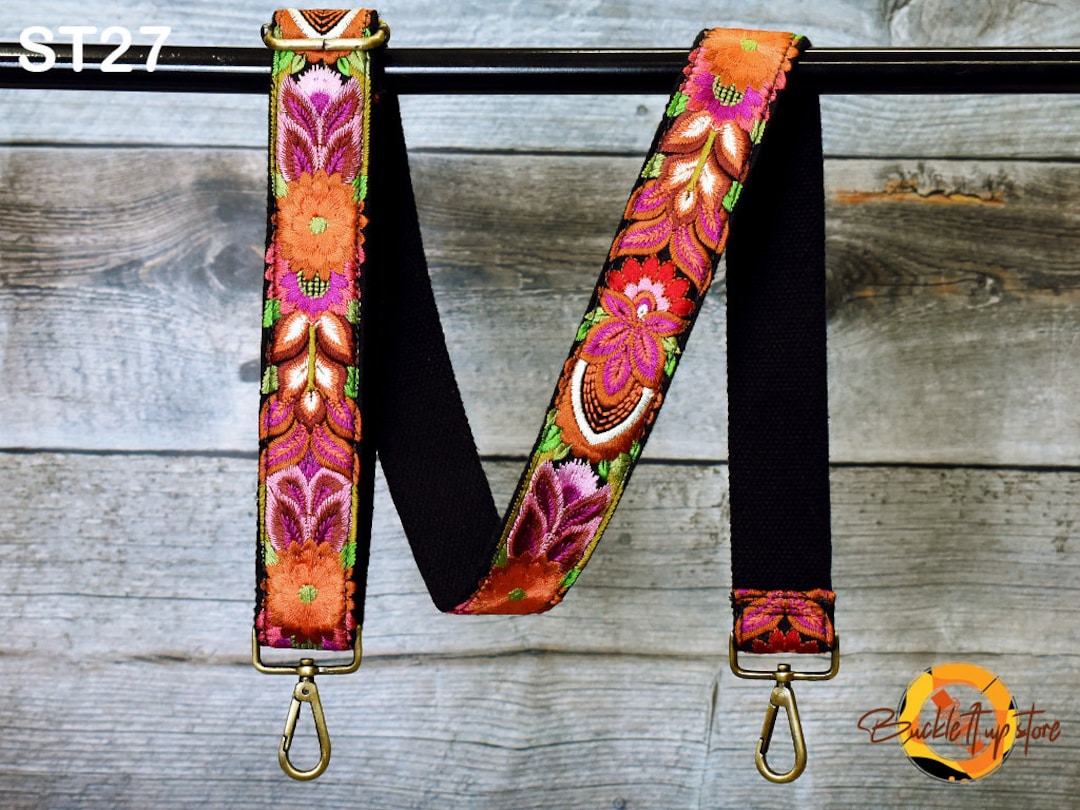 Embroidered Purse Strap Crossbody Strap for Purses Boho Bags Strap ...