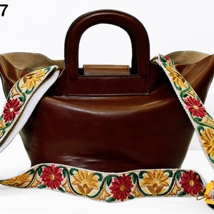 Embroidered Purse Strap Crossbody Strap for Purses Handbag Boho Bag ...