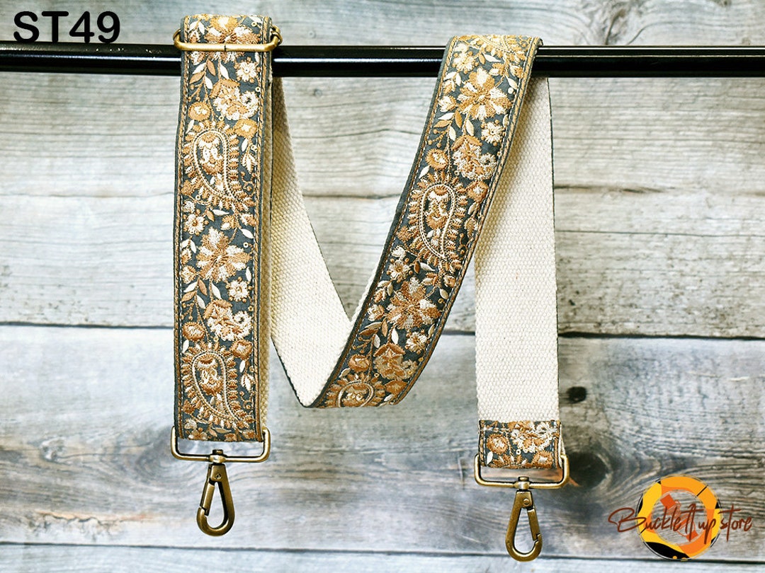 Embroidered Purse Strap Crossbody Strap for Purses Handbag Boho Bag ...