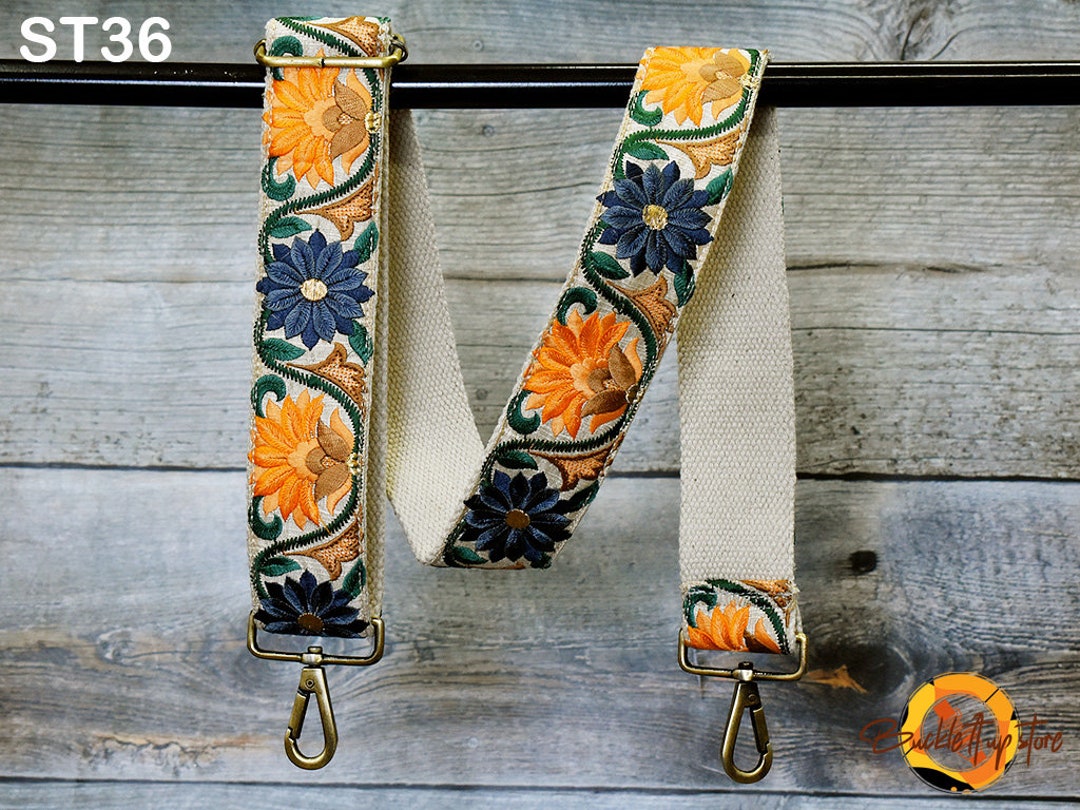 Embroidered Purse Strap Crossbody Strap for Purses Boho Bage Strap ...