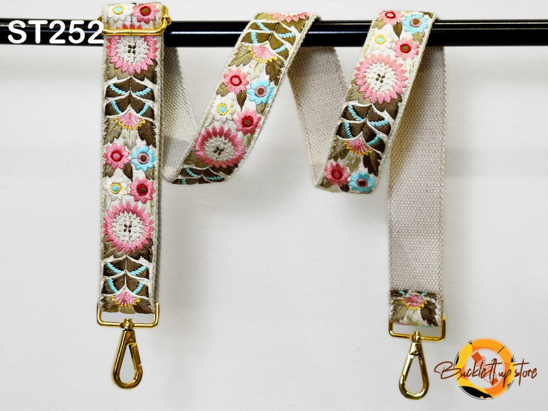 Embroidered Purse Strap Crossbody Strap for Purses Boho Bags Strap ...