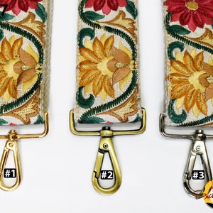Embroidered Purse Strap Crossbody Strap for Purses Handbag Boho Bag ...
