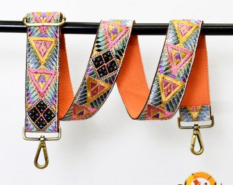 Embroidered Purse Strap Crossbody Strap for Purses Boho Bags Strap ...