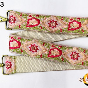 Embroidered Purse Strap Crossbody Strap for Purses Handbag Boho Bag ...