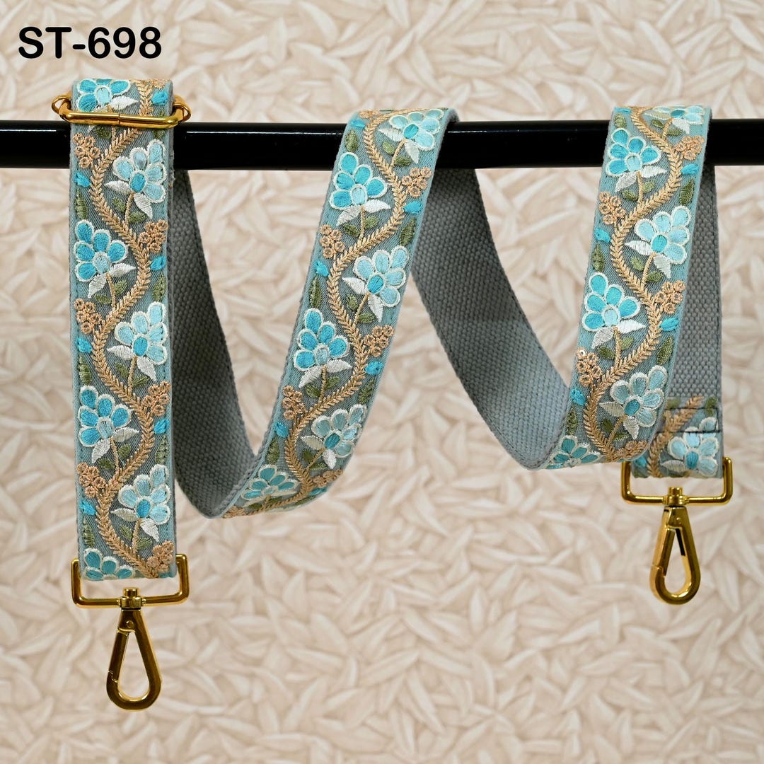 Embroidered Purse Strap Crossbody Strap for Purses Boho Bag Strap ...