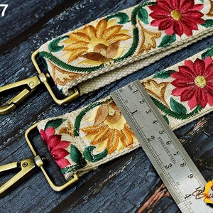 Embroidered Purse Strap Crossbody Strap for Purses Handbag Boho Bag ...