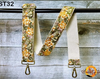Embroidered Purse Strap Crossbody Strap for Purses Boho Bage Strap ...