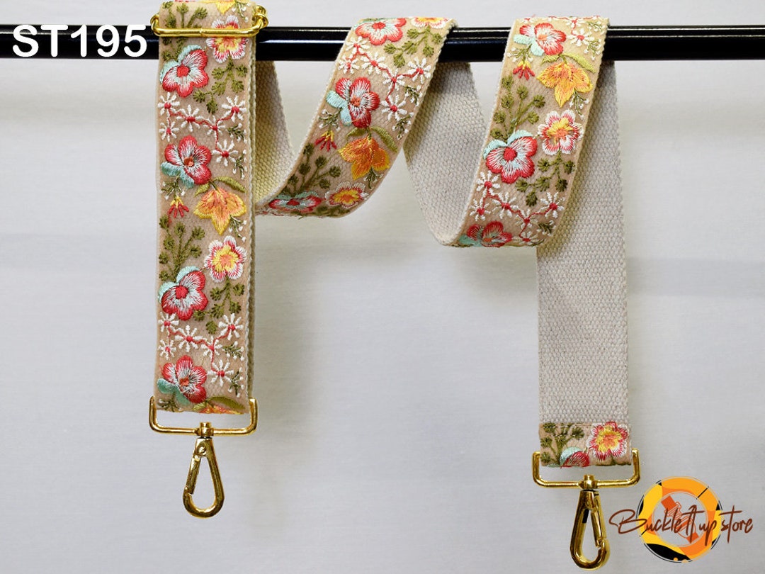 Embroidery Detachable Camera Strap Crossbody Strap for Purses ...