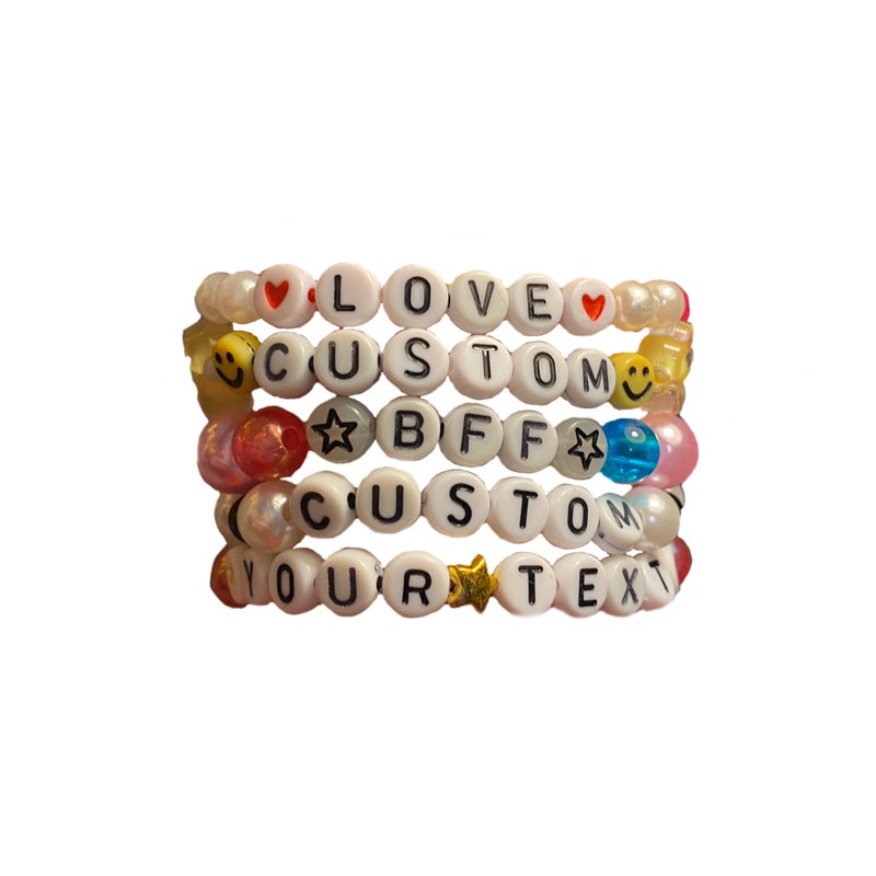 Bracelet With Text - Etsy