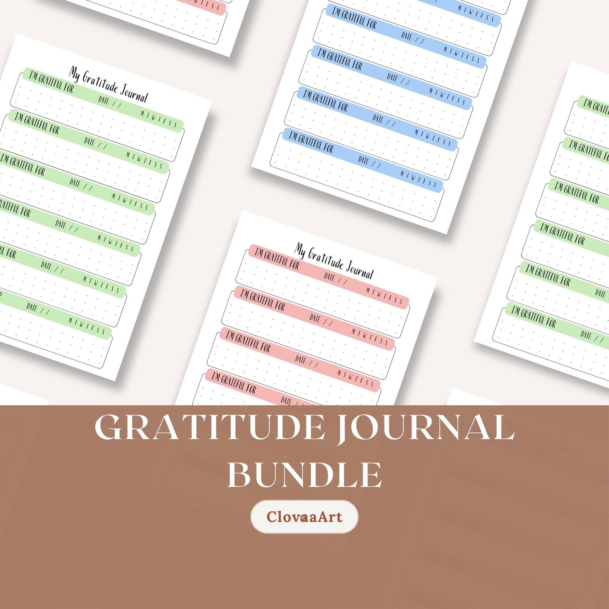 Gratitude Journal, Printable Daily Gratitude, Planner Mindfulness ...
